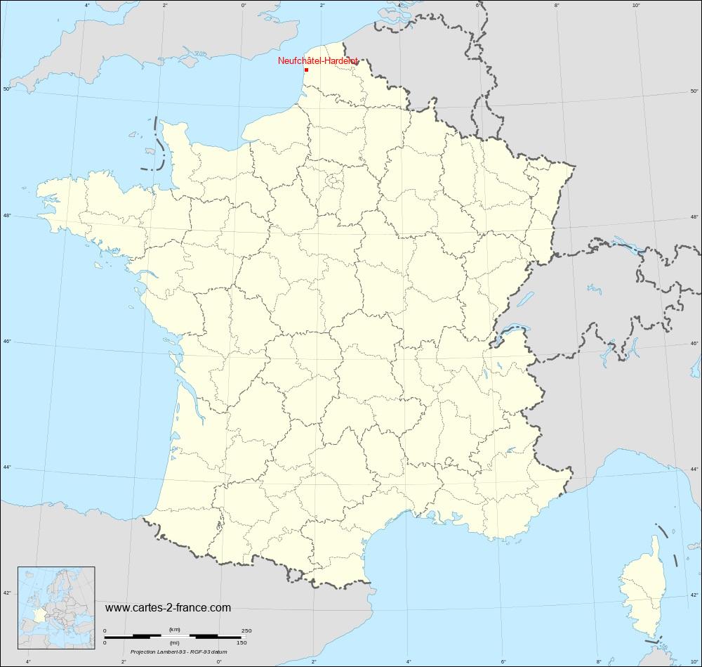 Neufchâtel-Hardelot (62152) : carte, plan et code postal
